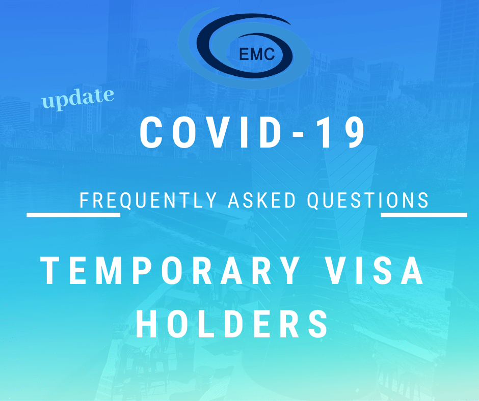Temporary Visa Holders Frequently Asked Questions - EMC-Education ...